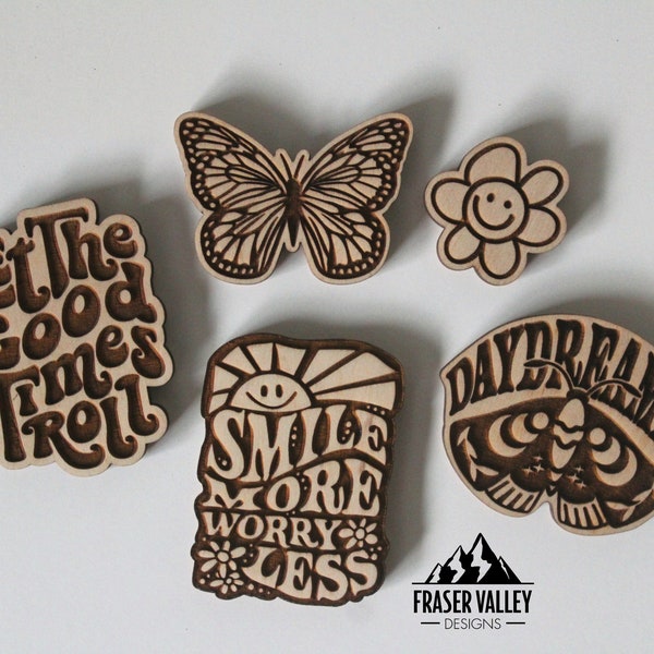 Laser Cut Wooden Magnet - Etsy