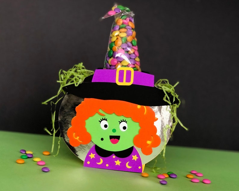 Witch Box SVG. Get This Cute Halloween SVG and Make Party - Etsy