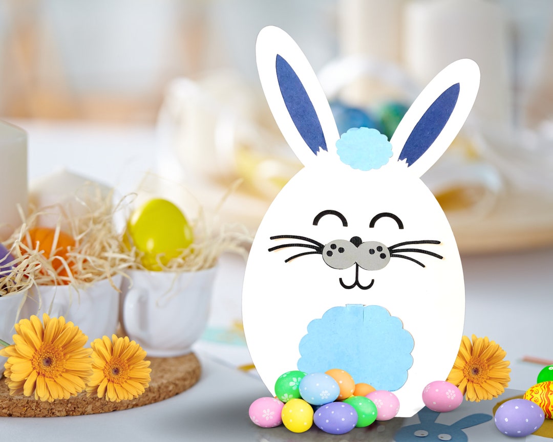 Easter Bunny Candy Holder SVG. Get This Cute Cut File and Surprise ...