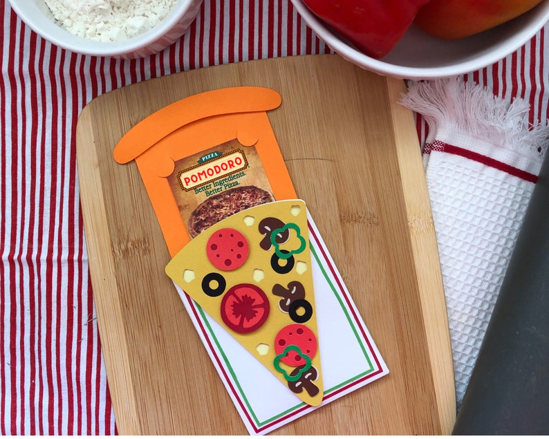 Pizza Gift Card Holder SVG. Birthday Gift Card Svg Teacher - Etsy