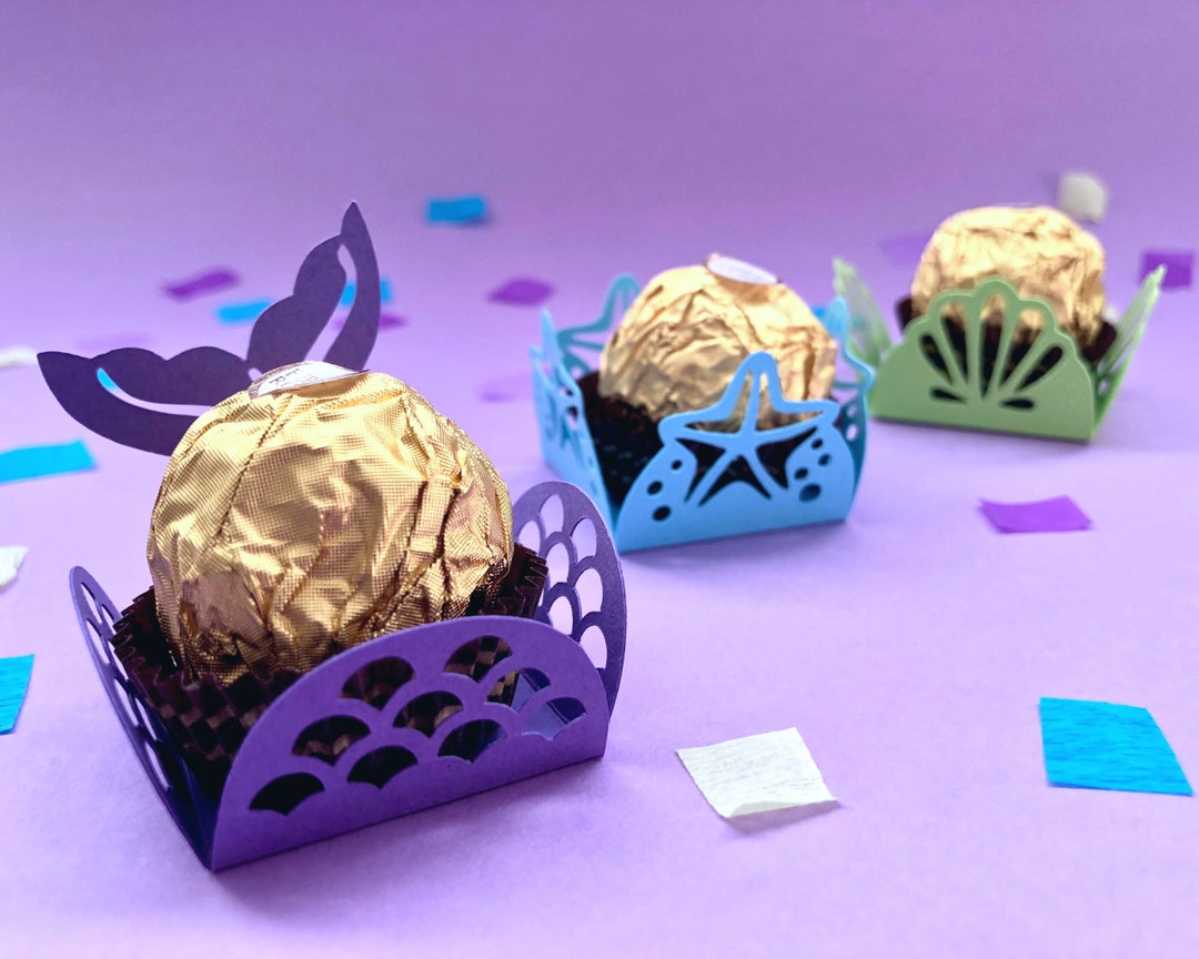 Truffle Holder SVG for Under the Sea Party Table Decor / Mermaid Themed ...