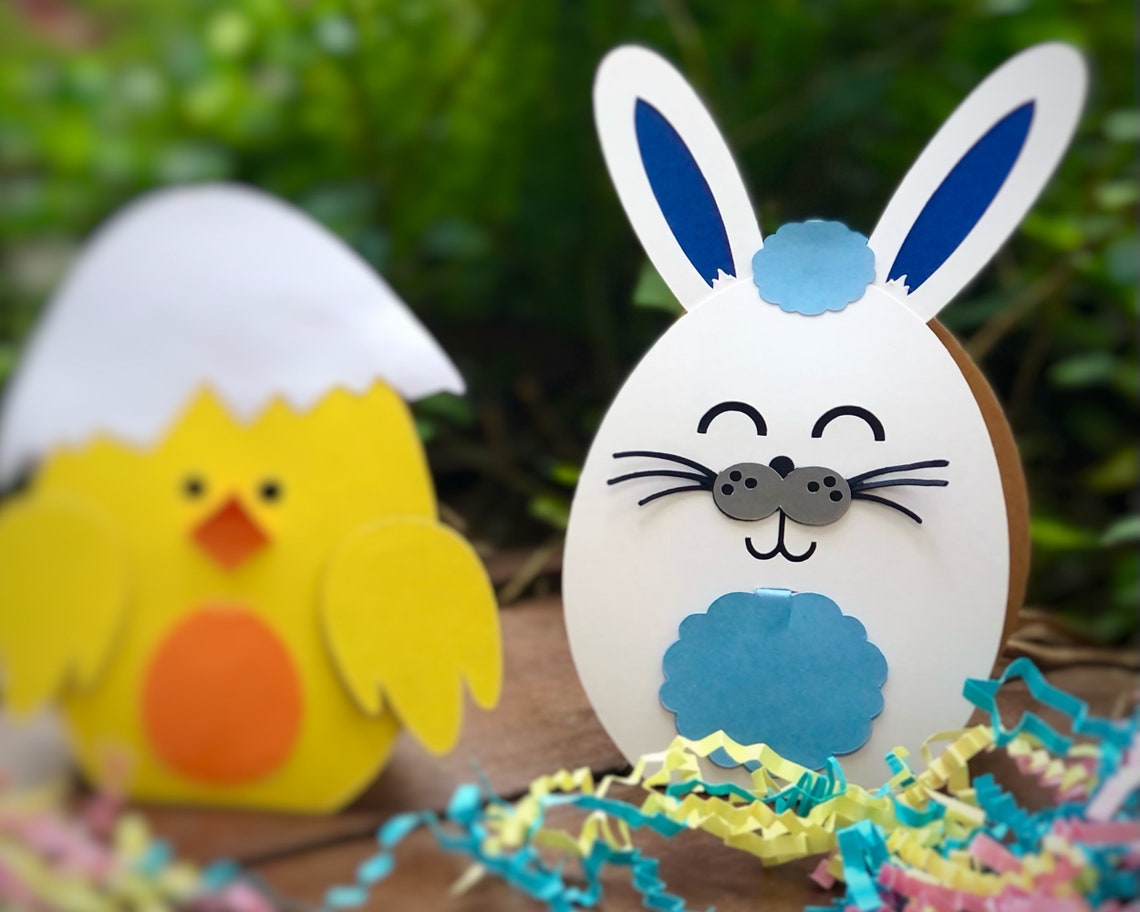 Easter Bunny Candy Holder SVG. Get This Cute Cut File and - Etsy