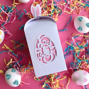 Easter Gift Box SVG. Easter Bunny Treat Box, Great as a Candy Holder ...