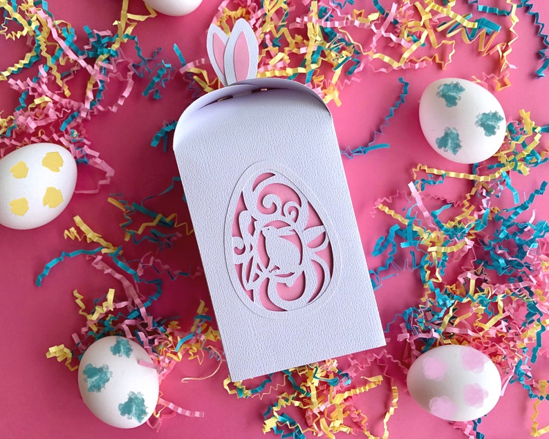 Easter Gift Box SVG. Easter Bunny Treat Box Great as a Candy - Etsy