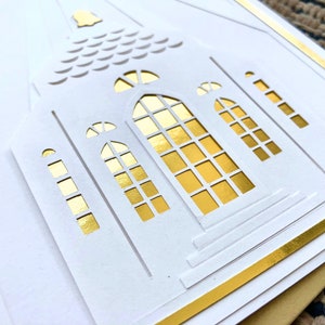 Chapel Card SVG: Paper Cut Church Card for Holy Communion, Confirmation ...