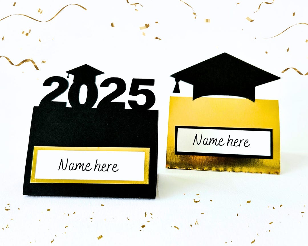 2025 Graduation Place Card SVG: Senior Party Decor (digital Download ...