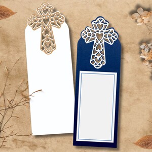 Personalized Religious Bookmark Template: Communion, Baptism ...