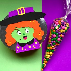 Witch Box SVG. Get This Cute Halloween SVG and Make Party Favor Boxes ...