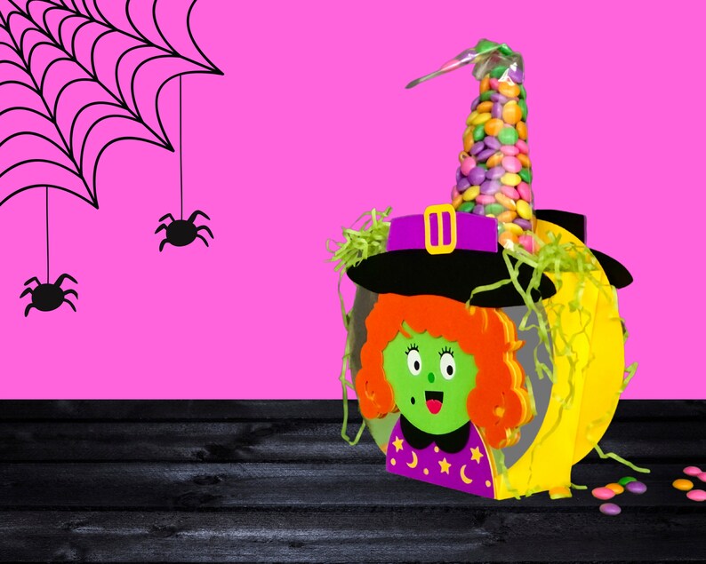 Witch Box SVG. Get This Cute Halloween SVG and Make Party - Etsy