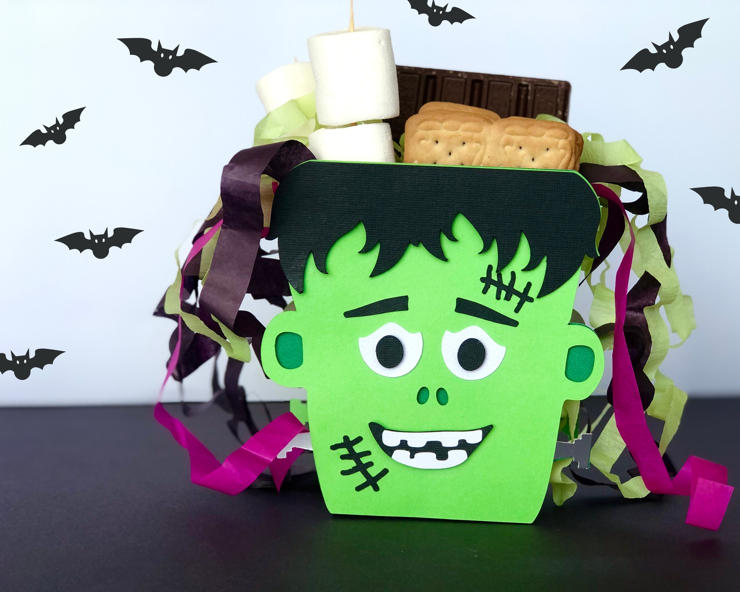 Frankenstein SVG. Get This Halloween Favor Box SVG and Make - Etsy