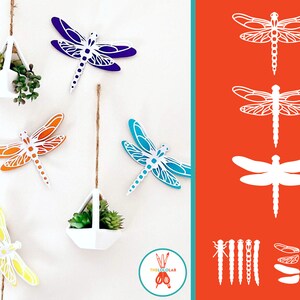 3D Layered Dragonfly SVG Bundle. Spring Bugs SVG, Great to Work With ...