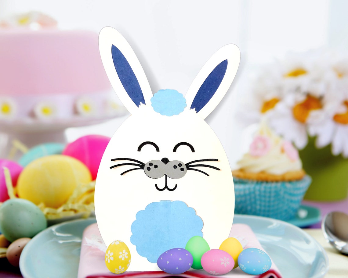 Easter Bunny Candy Holder SVG. Get This Cute Cut File and | Etsy