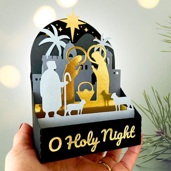 3d Christmas Card - Etsy