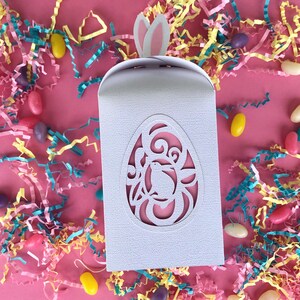 Easter Gift Box SVG. Easter Bunny Treat Box, Great as a Candy Holder ...