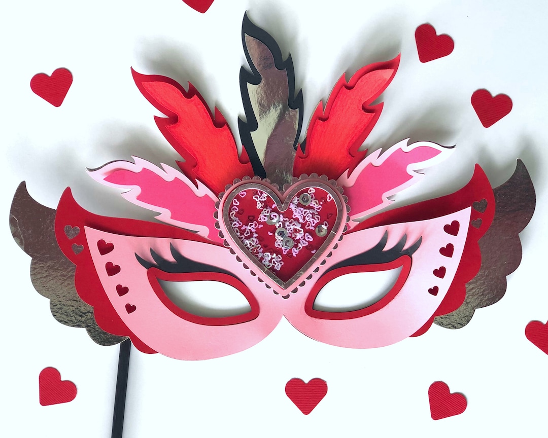 Masquerade Mask SVG, Mardi Gras Carnival Mask SVG, Great for Valentine ...