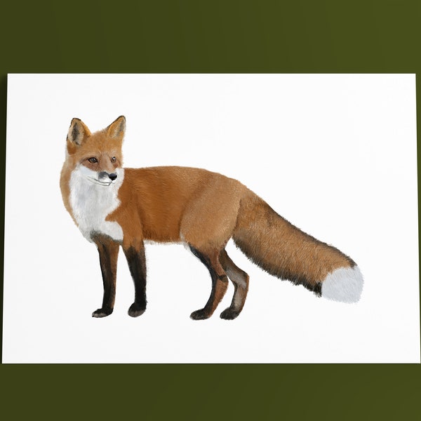 Fox Print - Etsy UK