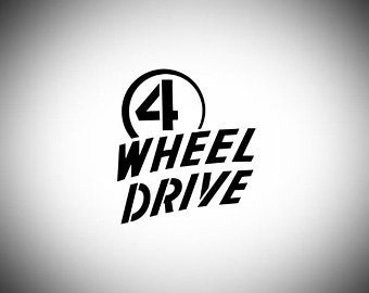 4 Wheel Drive Decal - Etsy