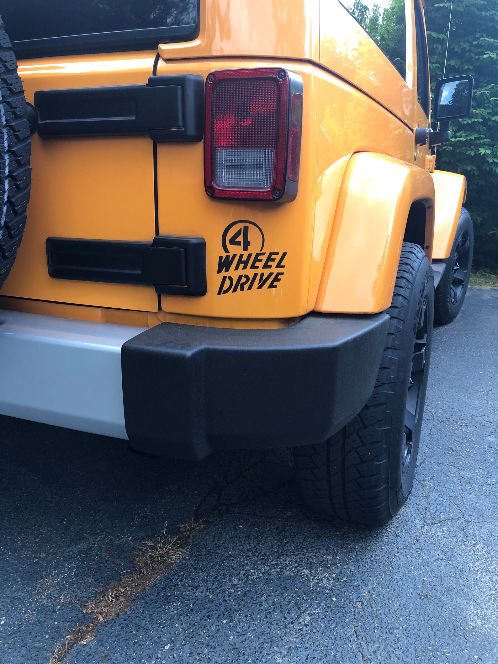 4 Wheel Drive Decal - Etsy