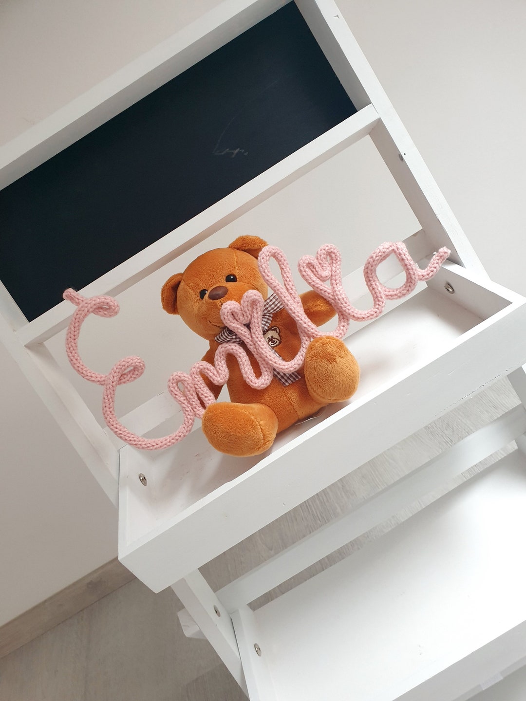 Name Plate for Children's Room Lettering Made of Wool - Etsy