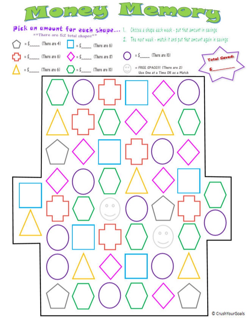 Money Memory Savings Tracker Dave Ramsey, Savings Tracker Printable ...