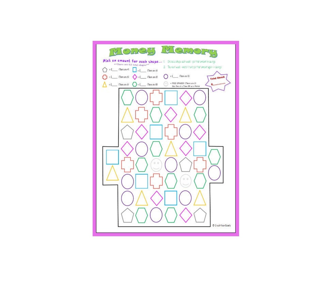 Money Memory Savings Tracker! Dave Ramsey, Savings Tracker Printable ...