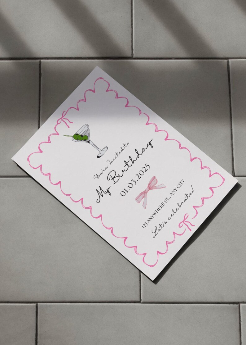 Birthday Invitation Template - Etsy