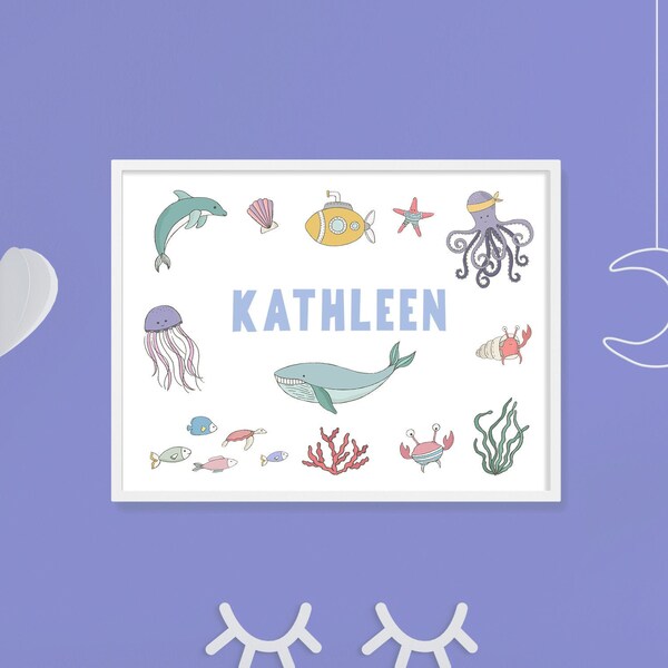 Ocean Theme Art - Etsy