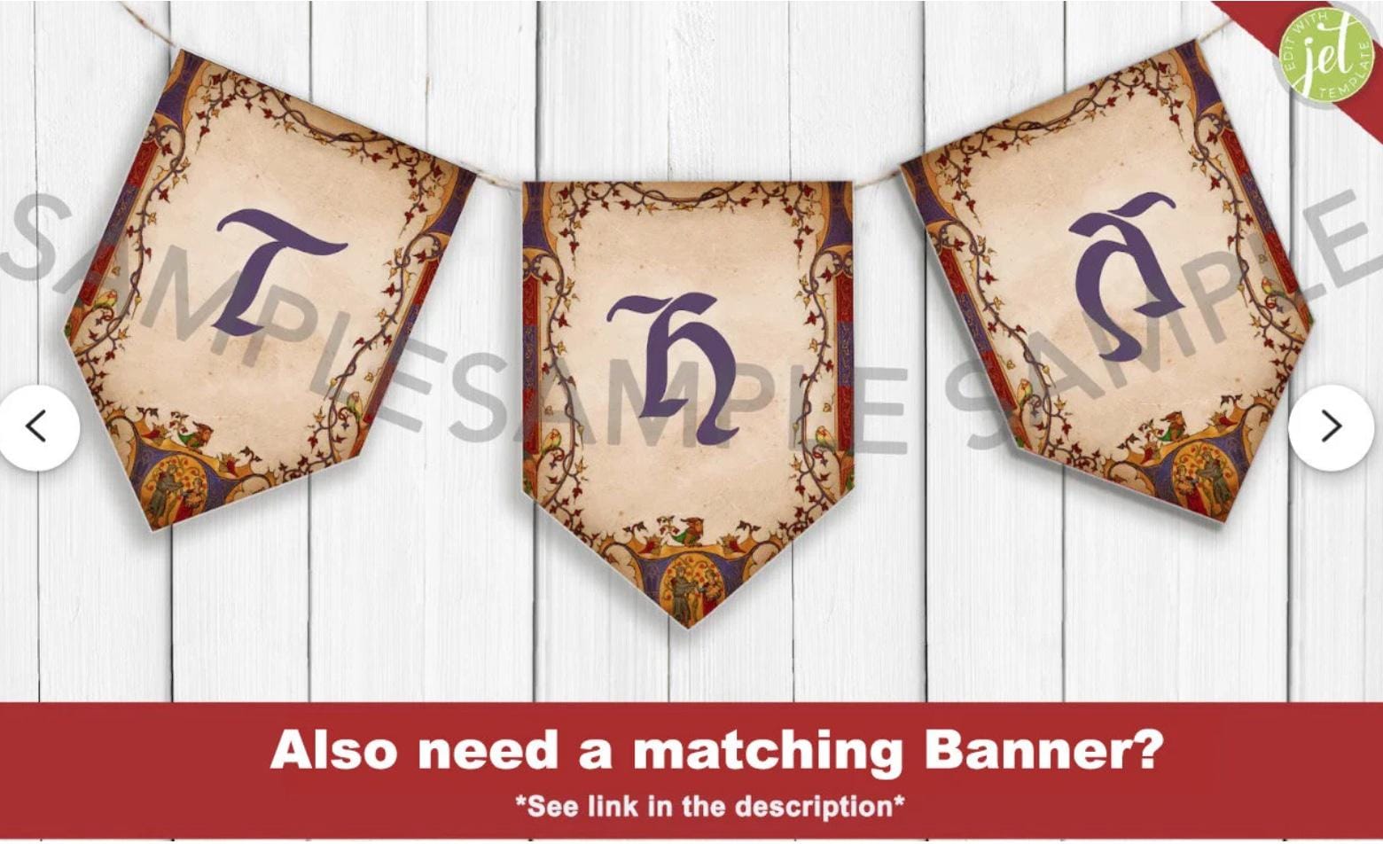 Editable Medieval Wedding Invitation_printable and Mobile Bundle ...