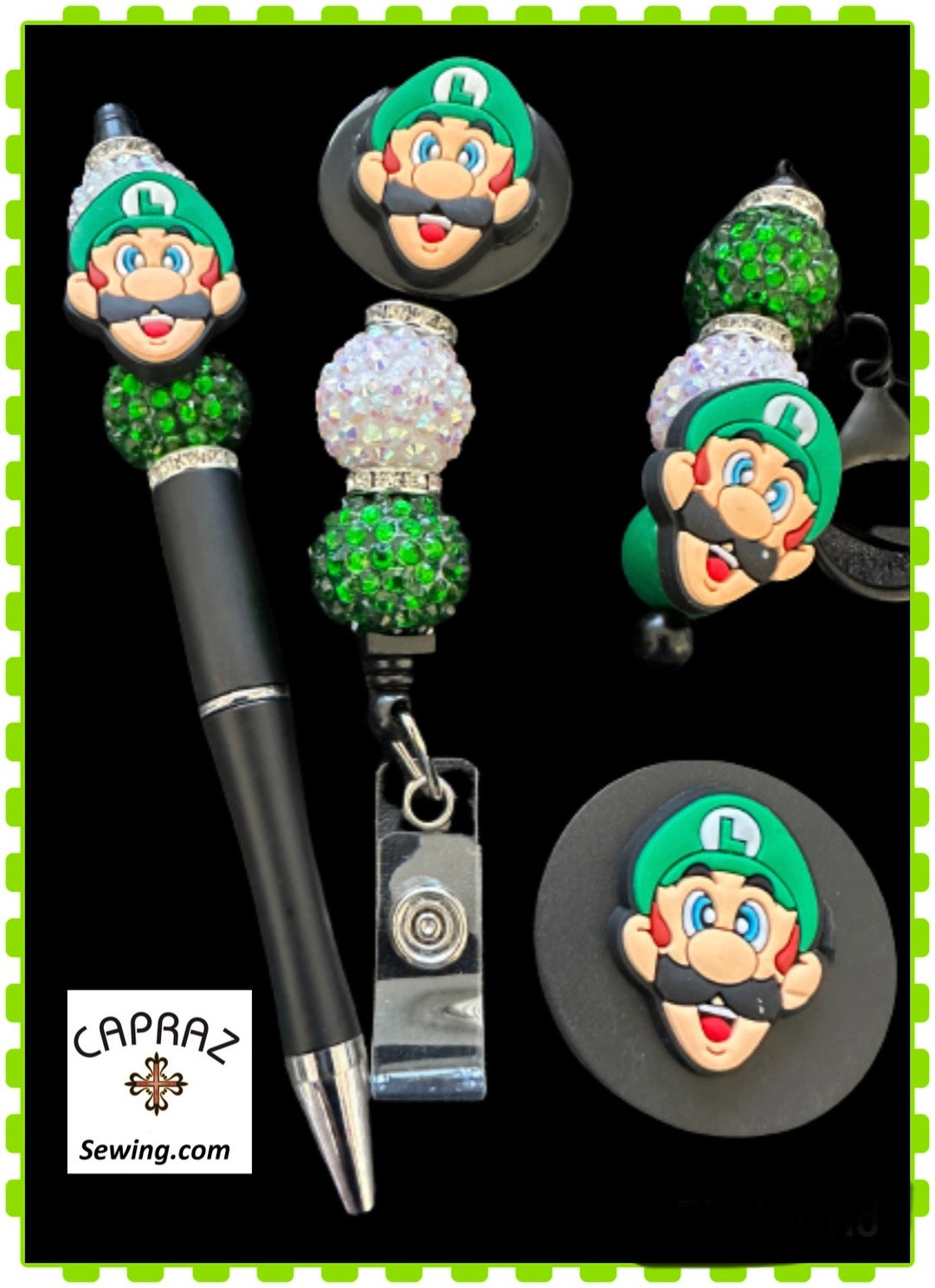 Luigi Beaded Pen - Etsy