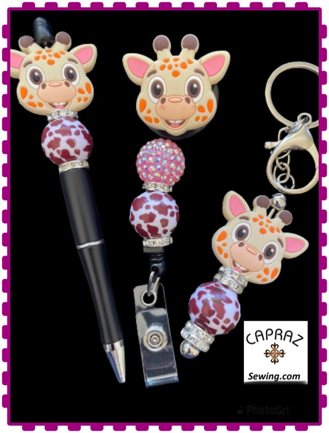 Giraffe Beaded Pens - Etsy