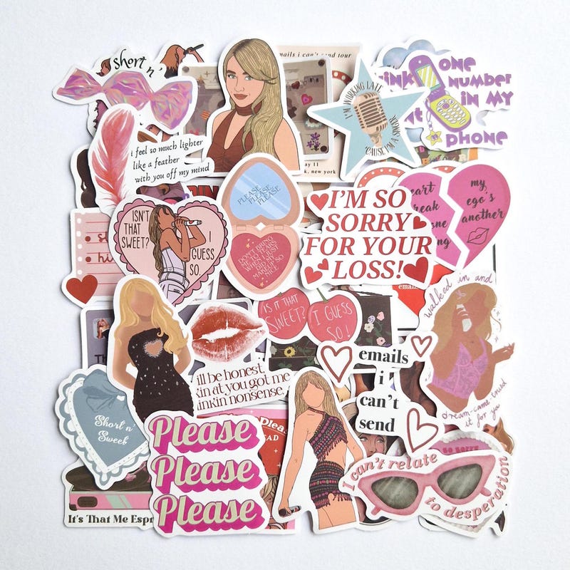 Sabrina Carpenter Stickers - Etsy