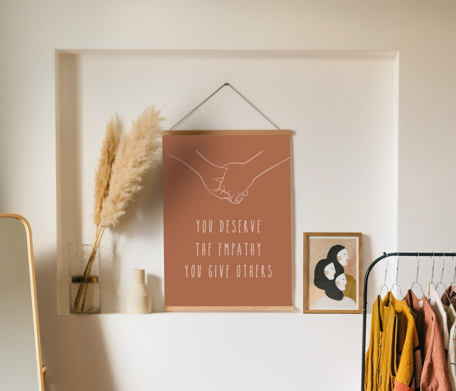 Kindness Quote Print Boho Quote Wall Art Earth Tone Quote - Etsy