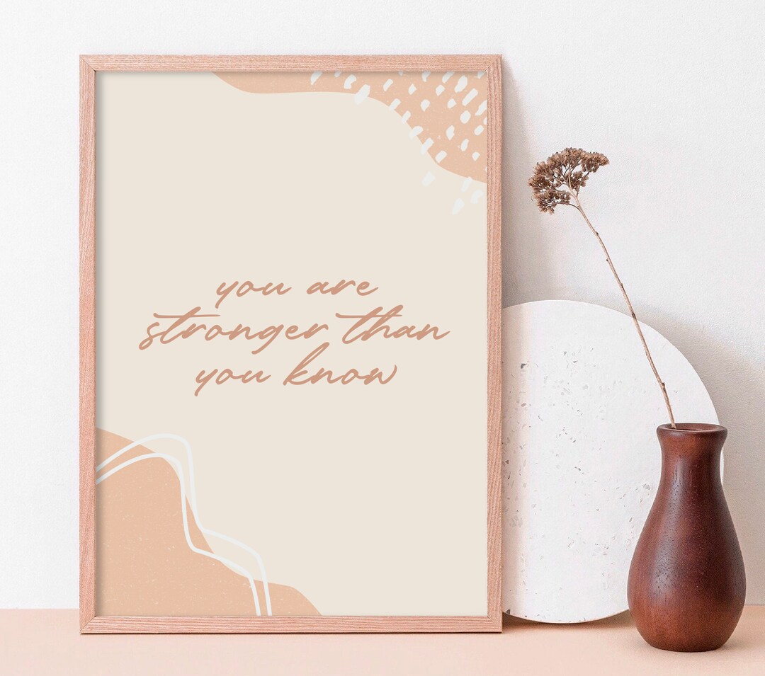 Boho Poster / Blush Pink Wall Art for Boho Theme Decor - Etsy