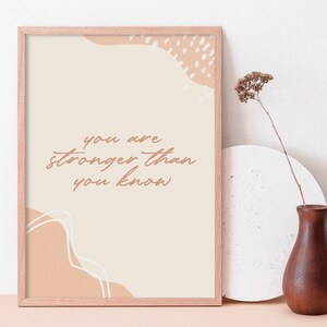 Boho Poster / Blush Pink Wall Art for Boho Theme Decor - Etsy