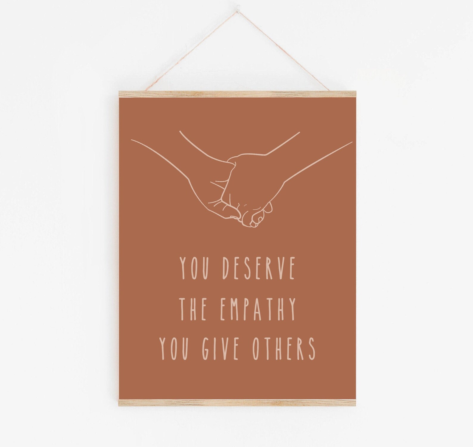 Kindness Quote Print Boho Quote Wall Art Earth Tone Quote - Etsy