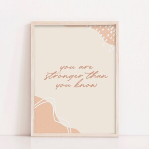 Boho Poster / Blush Pink Wall Art for Boho Theme Decor - Etsy