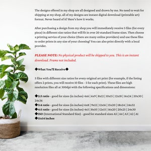 Boho Poster / Blush Pink Wall Art for Boho Theme Decor - Etsy