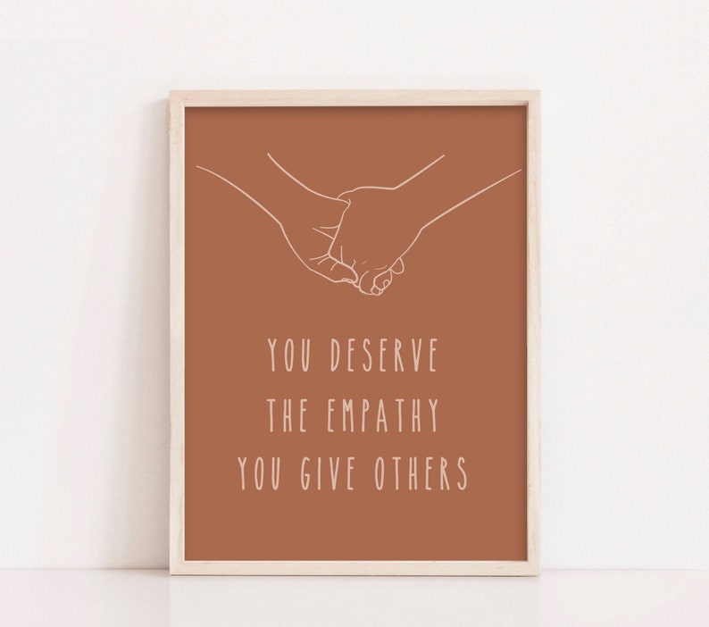 Kindness Quote Print Boho Quote Wall Art Earth Tone Quote - Etsy