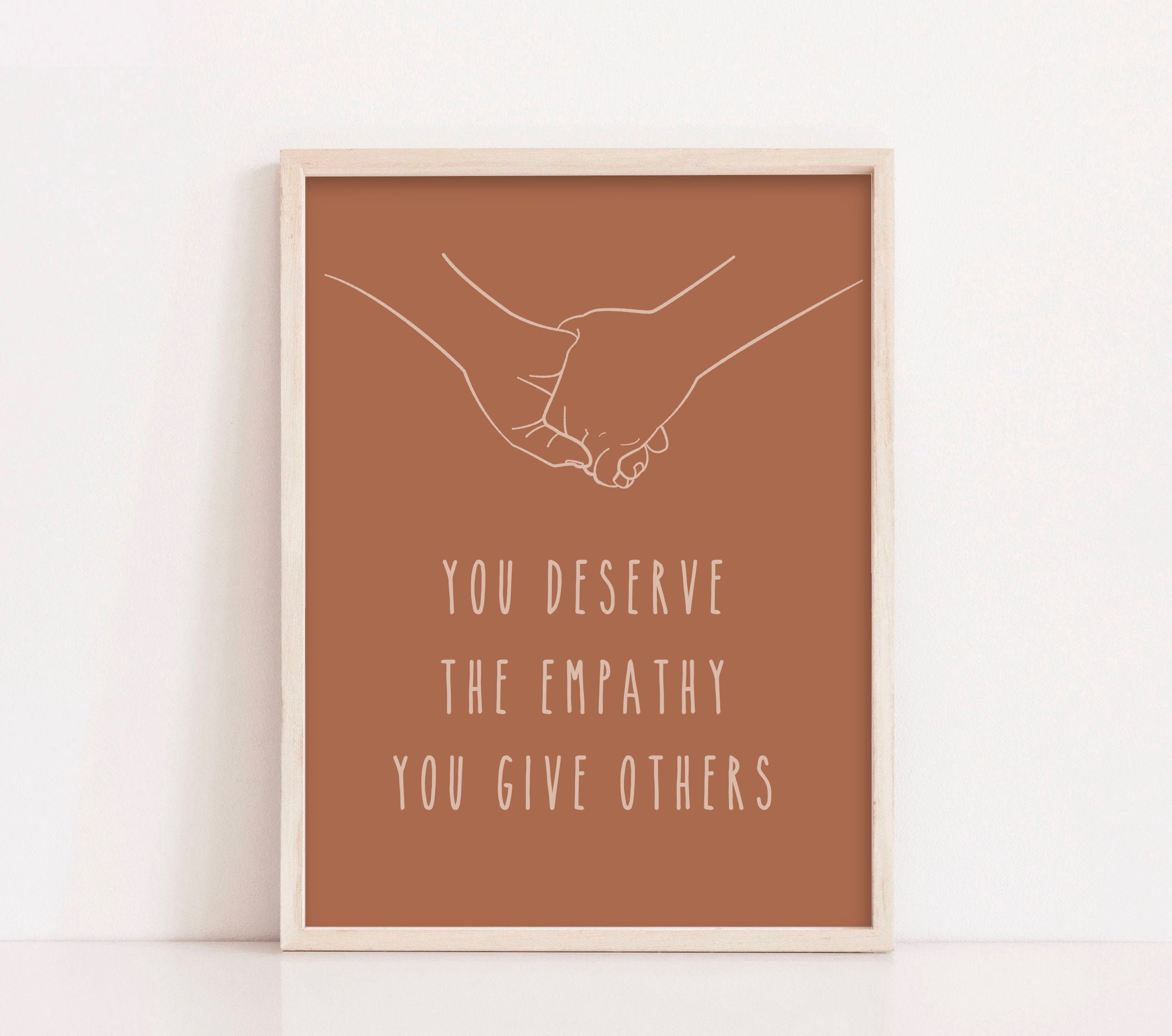 Kindness Quote Print Boho Quote Wall Art Earth Tone Quote - Etsy