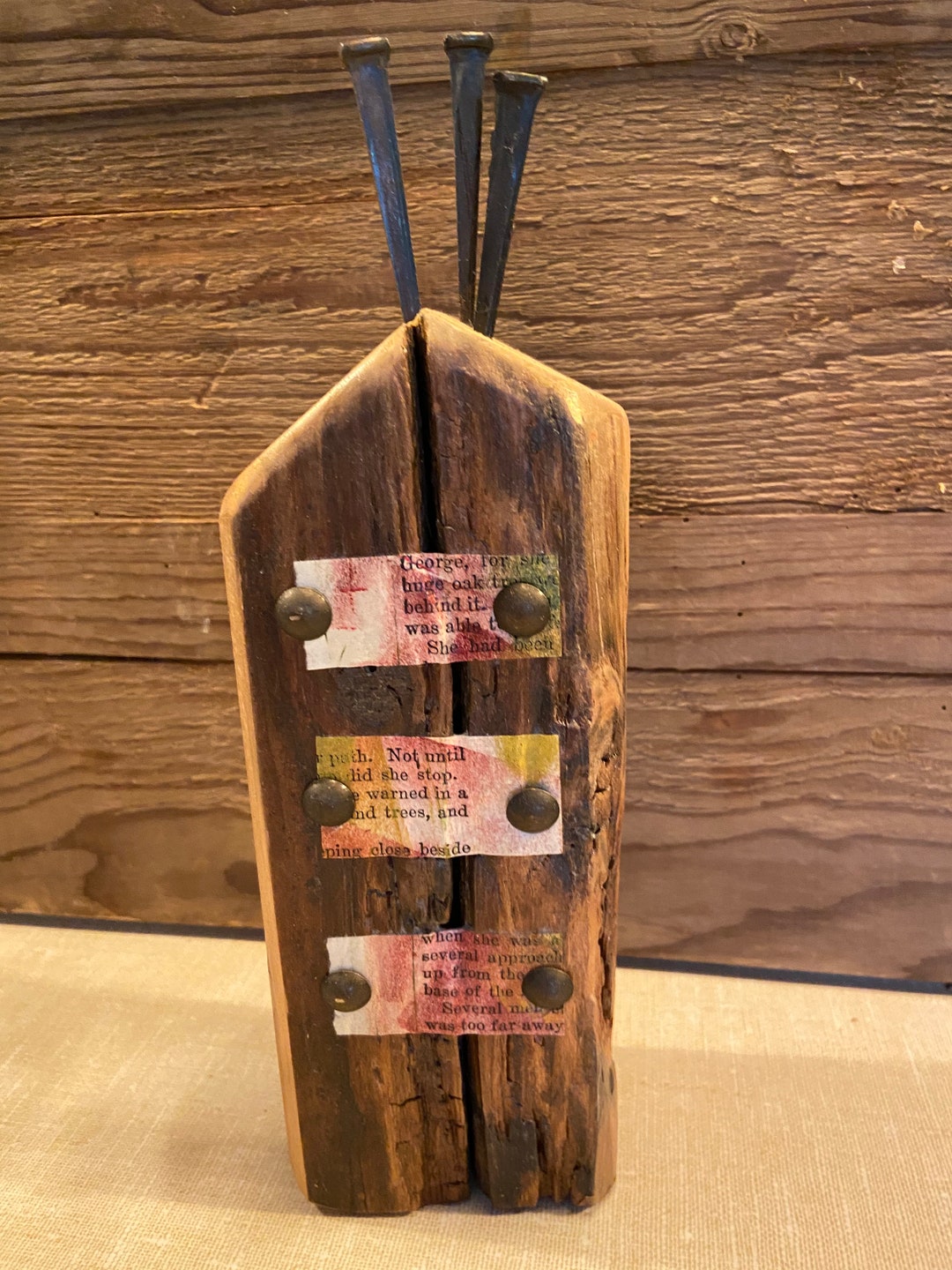 Reclaimed Solid Wood, Whimsical Houses, Decorative Houses, Garden - Etsy