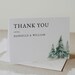 Pine Tree Thank You Card Printable, Pine Thank You Card Template ...
