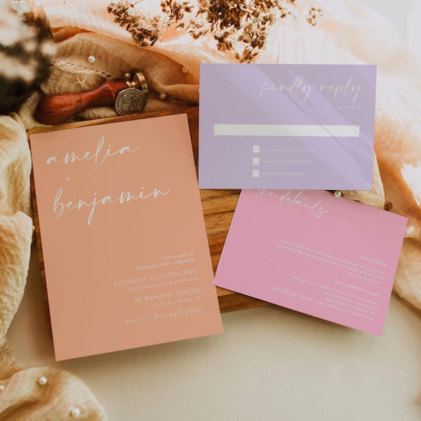 Pastel Wedding - Etsy