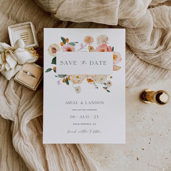 Bright Wedding Invitations - Etsy