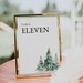 Pine Tree Table Number Set, Winter Wedding Table Numbers, Christmas ...