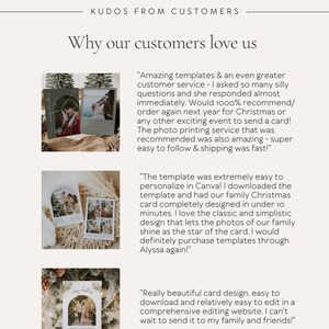 Christmas Newsletter Template Editable, Year in Review Christmas Card ...