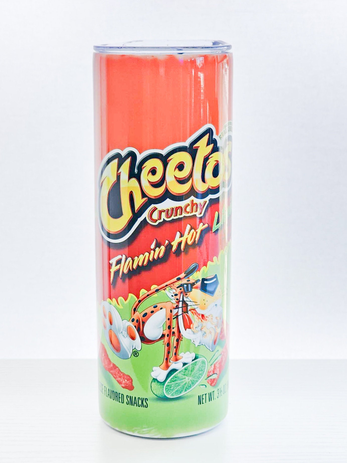 Fritolay Cheetos Crunchy Flamin Hot Lime 20 Oz Skinny Tumbler With ...