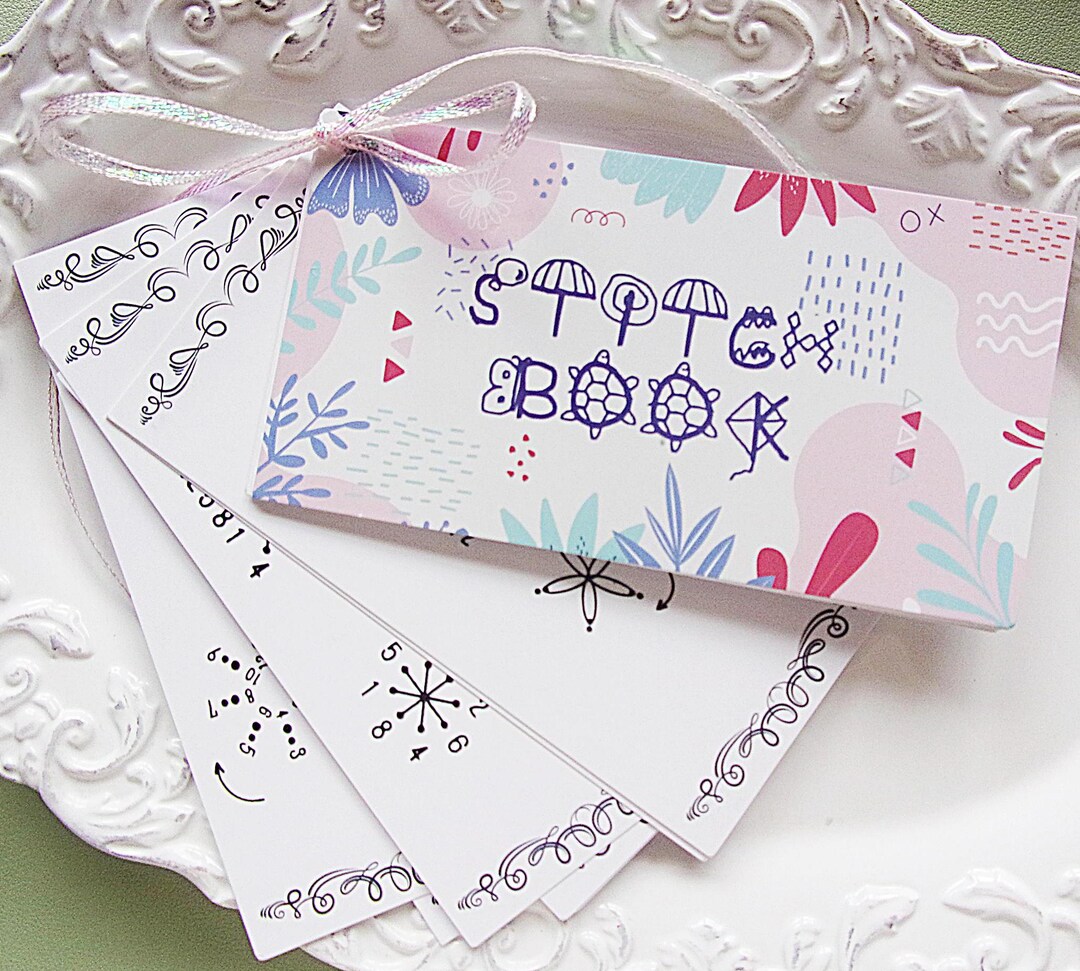 Stitch Book 30 Patterns Double Sided Beginner Embroidery Mini Book ...
