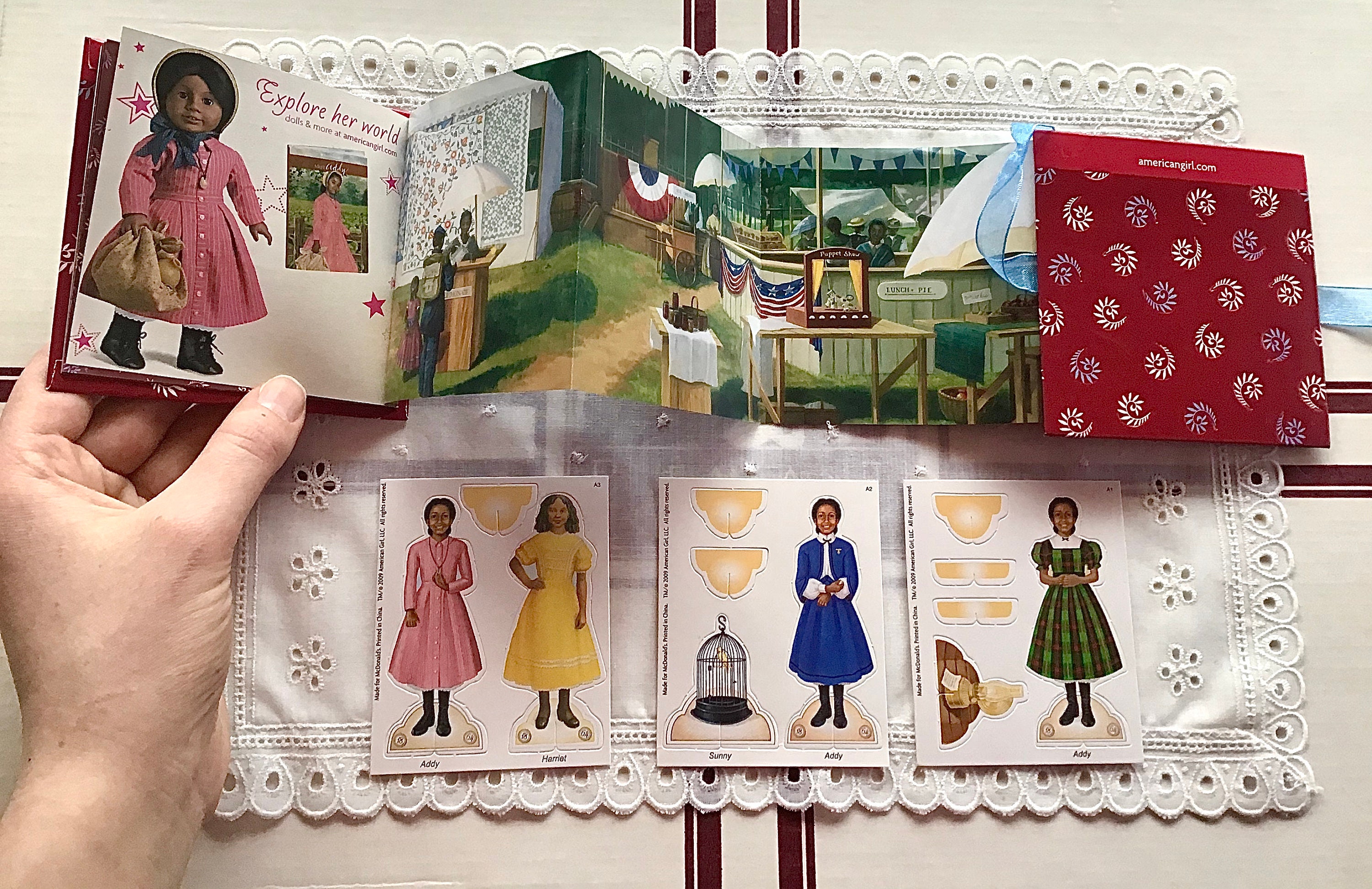 AG Activity Book Addy American Girl Story Mini Paper Doll | Etsy