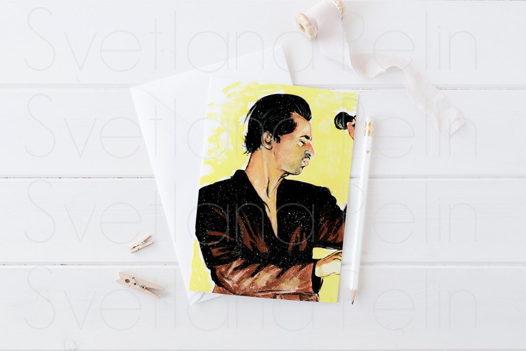 5 Printable Cards, A6, Dave Gahan, Singer, Vocalist, Music, JPG ...