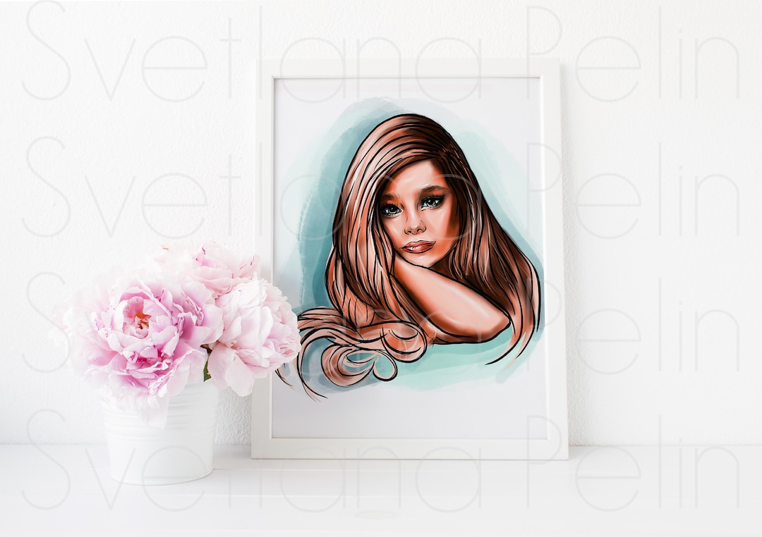 Brooke Shields, ART PRINT Signed by Artist Svetlana Pelin - Etsy